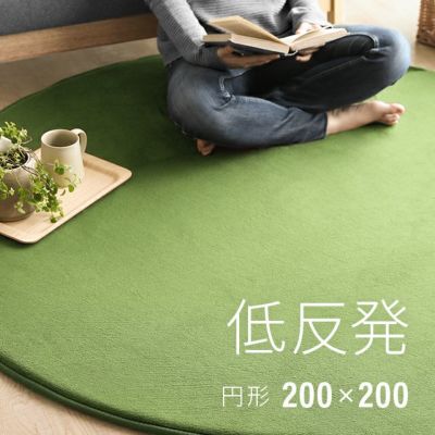 シャギーラグ 円形 200×200cm 洗える 防音 防ダニ 抗菌防臭 滑り シャギーラグ 円形 200×200cm 洗える 防音 防ダニ 抗菌防臭 滑り